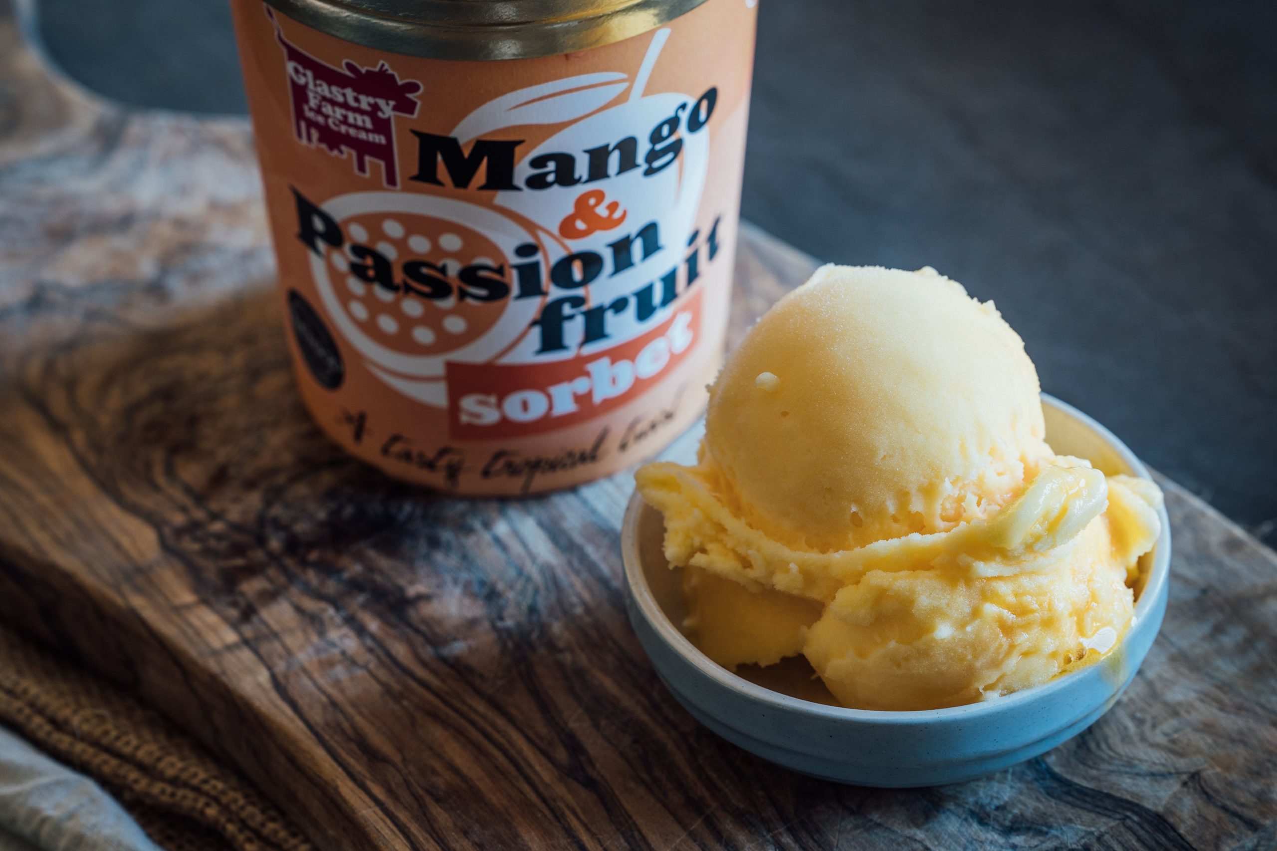 Mango and Passionfruit Sorbet - Glastry Farm